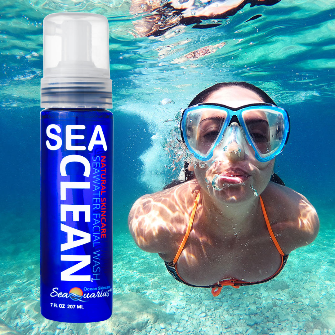 The Sea Clean - Foaming and Purifying Facial Cleanser - SeaQuarius Skin ...